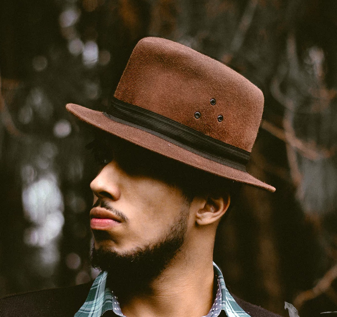 Cocoa Fedora | Prince and Black